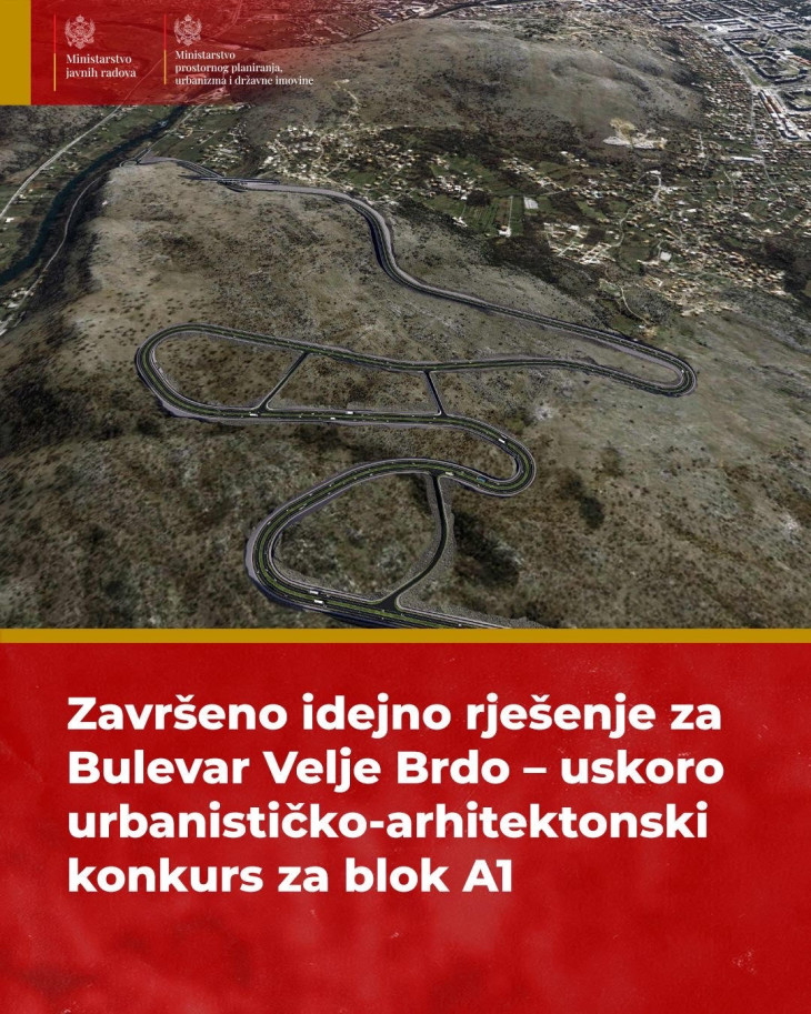 Conceptual design ready for the Velje Brdo Boulevard